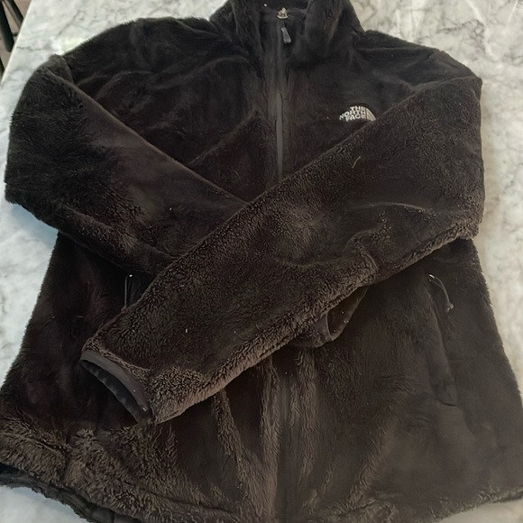 The North Face | Jackets & Coats | The North Face Black Fuzzy Jacket ...